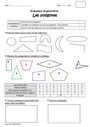 Polygones - Cm1 - Bilan à imprimer - Pass Education