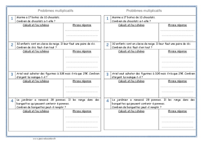 Problème De Math Ce1 Avec Corrigé Pdf | Chtoby Pomnili