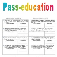 Mesure de longueur - Cm1 - Problèmes cm, m, km - Cycle 3 - PDF à imprimer