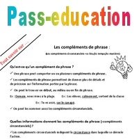 Qu’est-ce qu’un complément de phrase ? - Cycle 3 - PDF à imprimer