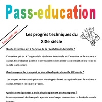 Quels étaient les progrès techniques au XIXe siècle ? - Cycle 3 - PDF à ...