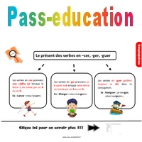 Le présent des verbes particuliers en -cer, -ger, -guer au Cm1 ...