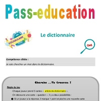 Dictionnaire - Cm2 - Séance découverte à manipuler - Cycle 3 - PDF à ...