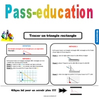 Tracer un triangle rectangle au Ce2 - Evaluation et bilan avec le ...