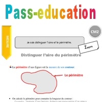 Comment distinguer l’aire et le périmètre - CM2 - Leçon - Cycle 3 - PDF ...