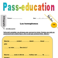 Homophones son-sont, et-est - CM1 - Découverte - Exercices - Cycle 3 ...