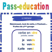 Présent des verbes en -dre - Affiche de classe - Cycle 2 - PDF à imprimer