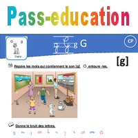 Son G (g, gu) - CP - Exercices - Cycle 2 - PDF à imprimer
