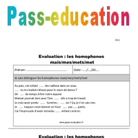 Comment distinguer les homophones mais – mes – mets - met - CM1 ...