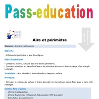 Aire et périmètre - Cm2 - Fiche de préparation - Cycle 3 - PDF à imprimer