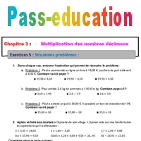 Situations problèmes multiplicatifs - 6ème - Révisions - Exercices avec ...
