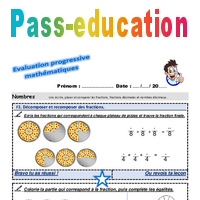 Décomposer et recomposer des fractions au Cm2 - Evaluation progressive ...