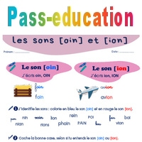 Confusion entre les sons [oin] et [ion] - CP - CE1 - Exercices de phonologie avec les ...