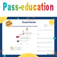 Corps humain - CP - Mot étiquette - Voca’ fléchés - Cycle 2 - PDF à ...