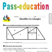 Identifier les triangles – Ce2 – Exercices avec les corrigés - Cycle 2 ...