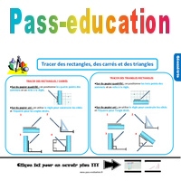 Tracer des rectangles, des carrés et des triangles au Ce1 - Evaluation ...
