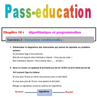 Instructions conditionnelles - 4ème - Révisions - Exercices avec ...
