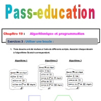 Utiliser une boucle - 4ème - Révisions - Exercices avec correction sur l'algorithmique et ...