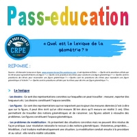 Quel est le lexique de la géométrie ? - CRPE 2026 - Cycle 3 - PDF à ...