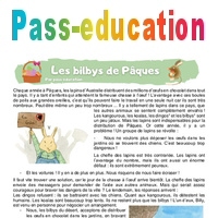 Pâques - Ce1 - Ce2 - Lecture thématique - Cycle 2 - PDF à imprimer