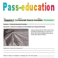 La Seconde Guerre mondiale – 3ème – Evaluation avec les corrections ...