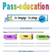 A la plage - MS - GS - Langage - Expression orale - EMC - Cycle 1 - PDF ...