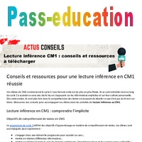 Lecture inférence CM1 : conseils et ressources à télécharger