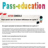 Tout savoir sur la lecture inférence en cycle 2