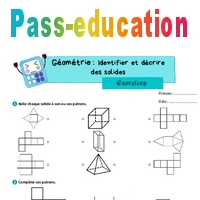 Identifier et construire des patrons de solides – Exercices de ...