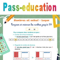 Comparer les nombres jusqu'à 59 - CP - Leçon - Cycle 2 - PDF à imprimer