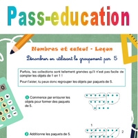 Dénombrer en utilisant le groupement par 5 - CP - Leçon - Cycle 2 - PDF ...