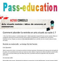 Arts visuels rentrée : idées de séances et ressources