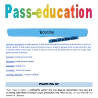 Routine – 6ème – 5ème – Anglais – Séquence complète - Cycle 3 - PDF à ...