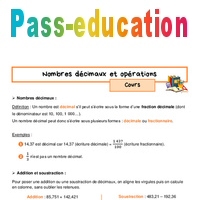Nombres décimaux et opérations - 5ème - Séquence complète - Cycle 4 ...