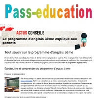 Le programme d'anglais 3ème expliqué aux parents