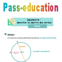 Identifier et décrire des cercles – Leçon pour le ce1 - Cycle 2 - PDF à ...