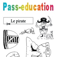 Le pirate - MS - GS - Puzzle - Coloriage - Se repérer dans l'espace en ...