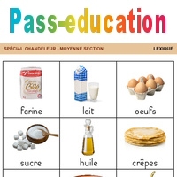 Chandeleur - Lexique - MS - Moyenne section - Maternelle - Cycle 1 - PDF à imprimer