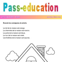 Maison – les couleurs – Savoir écouter - PS - MS – Maternelle - Cycle 1 ...