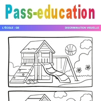 Cours de récréation - Discrimination visuelle - GS - Grande section ...