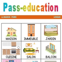 La maison – Lexique - PS - MS – Maternelle - Cycle 1 - PDF à imprimer