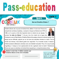 Qui est Zinedine Zidane ? - Ce1 - Ce2 - Curieux de tout - Cycle 2 - PDF ...