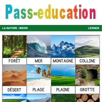 La nature – Lexique - MS - GS – Maternelle - Cycle 1 - PDF à imprimer