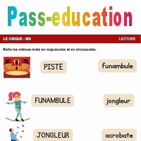 Les professionnels du cirque - Lecture - MS - Maternelle - Cycle 1 ...