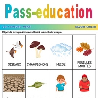 Les 4 saisons – Savoir parler – MS – GS – Maternelle - Cycle 1 - PDF à ...