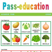 Les légumes et les fruits – Vocabulaire - PS - MS – Maternelle - Cycle ...