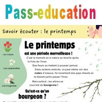 Le printemps - Découvrir l'écrit - GS - Maternelle - Cycle 1 - PDF à ...