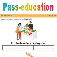 Nous allons au marché - Lecture - GS - Maternelle - Cycle 1 - PDF à ...