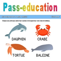 Animaux de la mer - Ecriture - MS - GS - Maternelle - Cycle 1 - PDF à ...