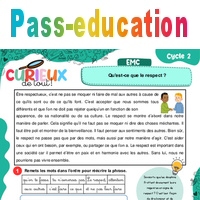 Qu'est-ce que le respect ? - Ce1 - Ce2 - Curieux de tout - Cycle 2 ...